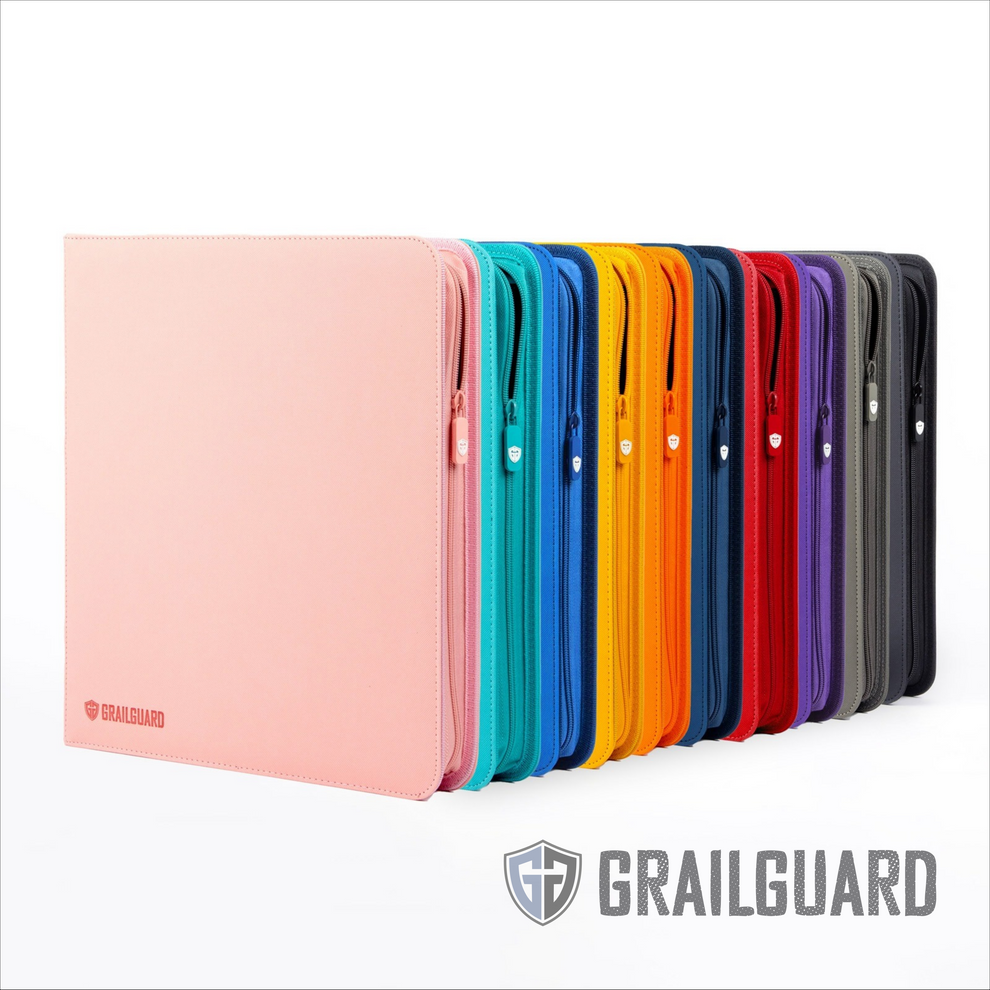 Grail Guard 12-Pocket Premium ZIP Trading Card Binder – grailguard