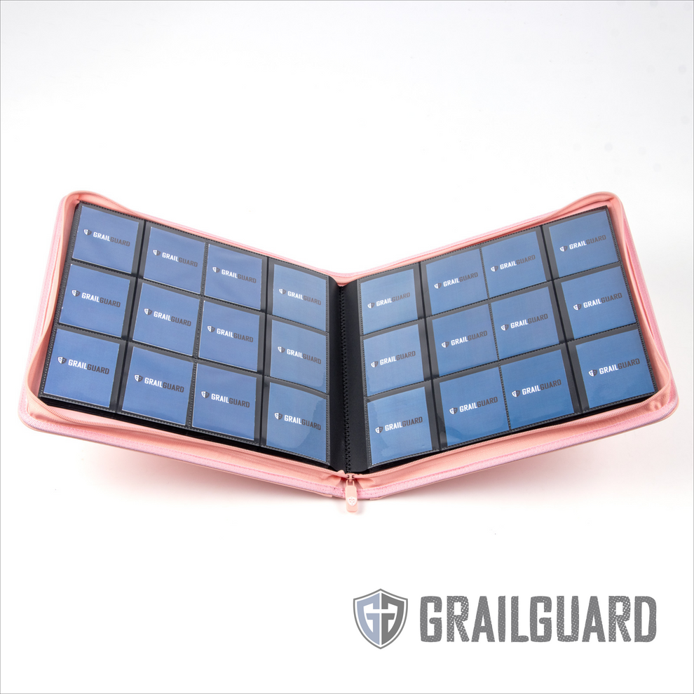Grail Guard 12-Pocket Premium ZIP Trading Card Binder – grailguard