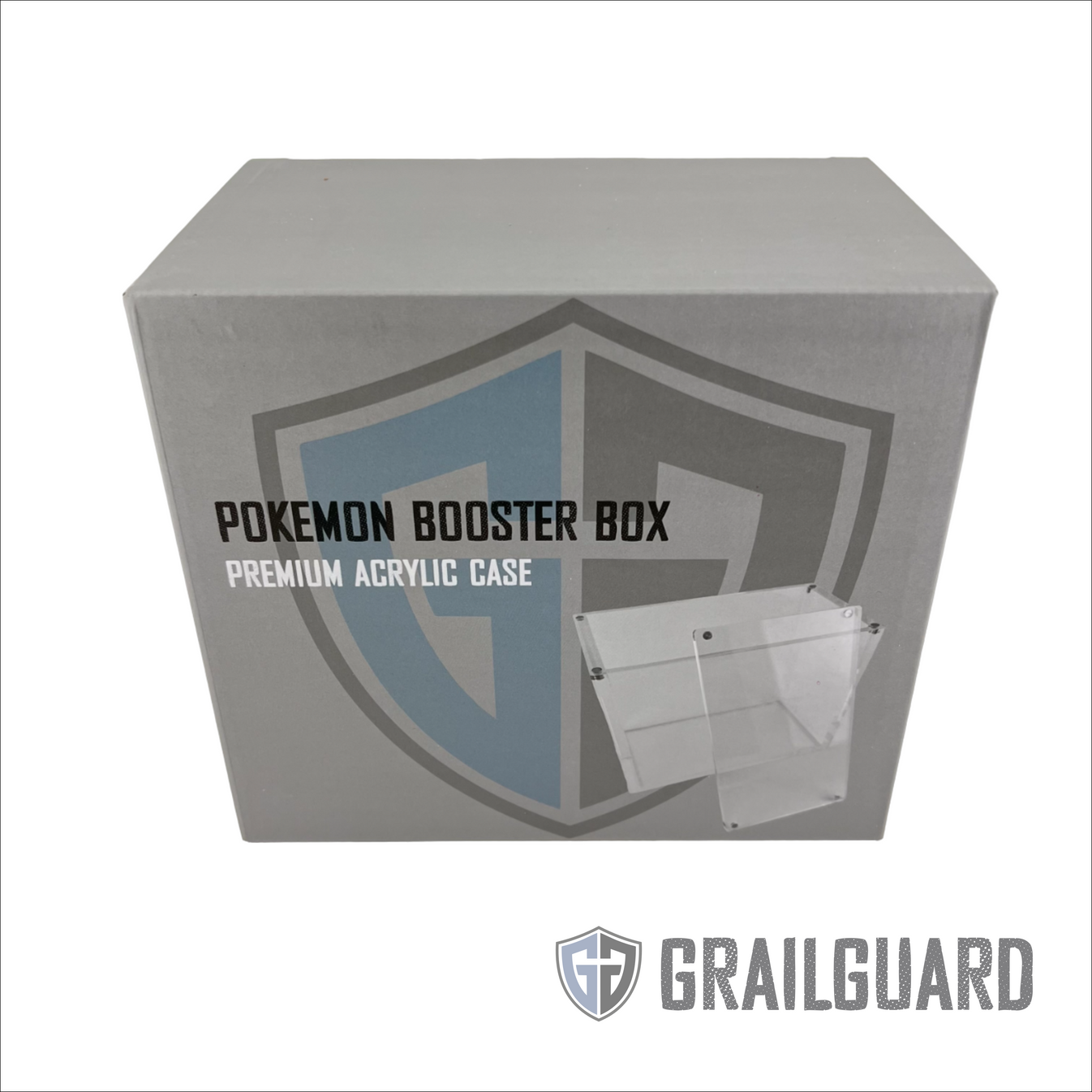Pokemon TCG Booster Box Premium Acrylic Display Protector Case - Fit M ...