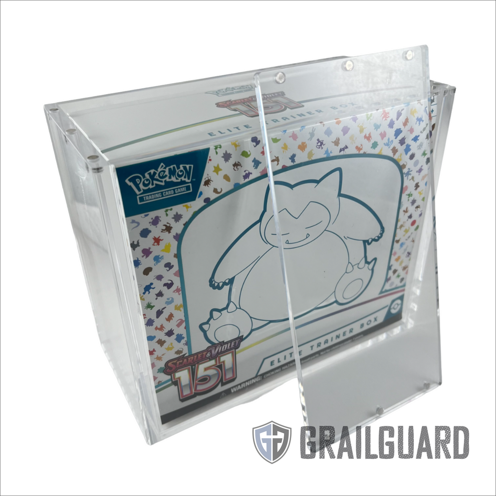 Pokemon TCG Elite Trainer Box ETB Premium Acrylic Display Protector Ca ...