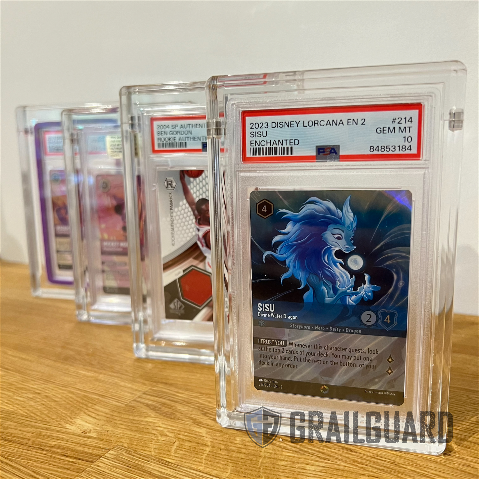 Graded Card Premium Acrylic Magnetic Ultra Thick Display Case PSA BGS ...