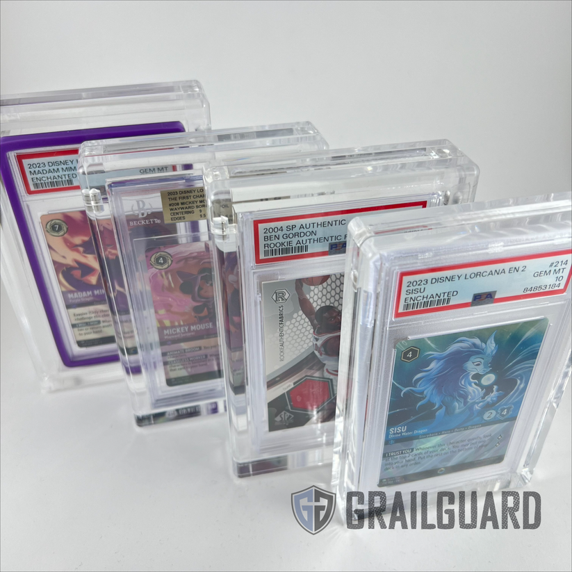 Graded Card Premium Acrylic Magnetic Ultra Thick Display Case PSA BGS ...