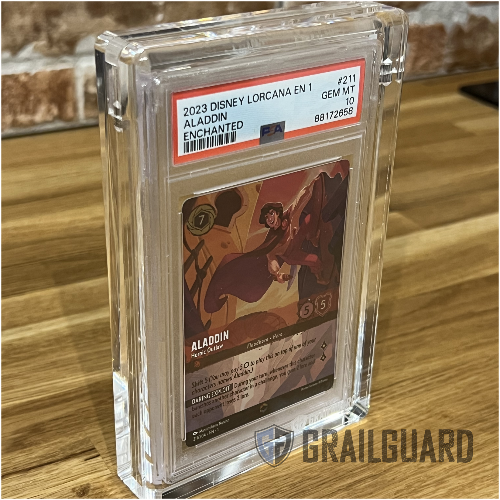 Graded Card Premium Acrylic Magnetic Ultra Thick Display Case PSA BGS ...