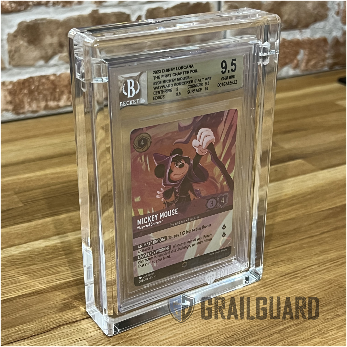 Graded Card Premium Acrylic Magnetic Ultra Thick Display Case PSA BGS ...